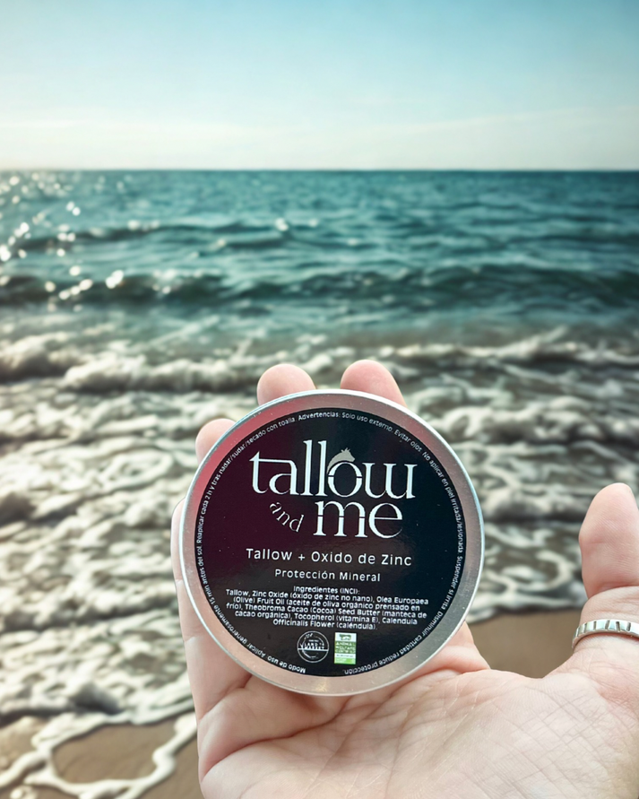 Envío 10 de marzo Protector Solar: Tallow+Óxido de Zinc 60 ml (protecc ...